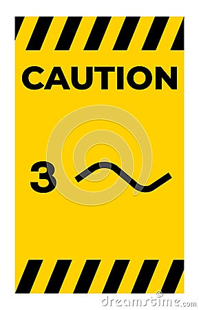 Three Phase Power Symbol Sign Isolate On White Background,Vector ...