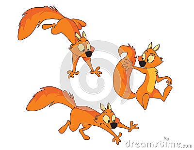 Three Squirrels Royalty Free Stock Photos - Image: 17811858
