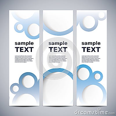 Three Vertical Banners Stock Photography - Image: 25959962