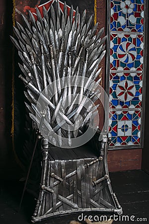 Throne Made Of Swords Stock Photo - Image: 64736760