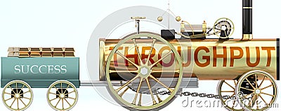 Throughput And Success - Symbolized By A Steam Car Pulling A Success ...