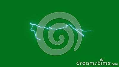 Thunder Green Screen Effect Stock Footage - Video of screen ...