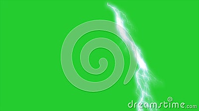Thunderstorm Lighting Green Screen Video Effects.Lightning Strike ...