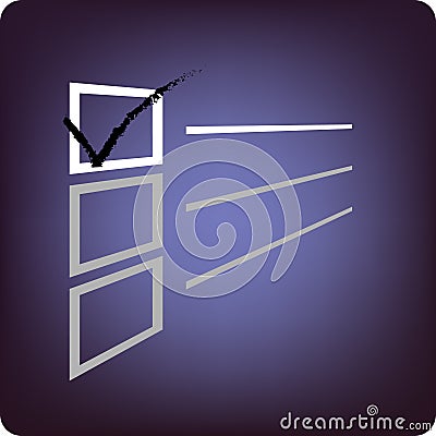 Tick Box Royalty Free Stock Photography - Image: 4522307
