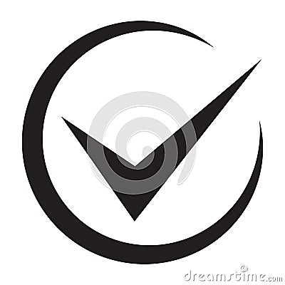 Tick Icon Vector Symbol, Accept Button, Checkmark, OK Icon In Yellow ...