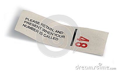 Ticket Number Waiting Stock Image | CartoonDealer.com #3773503