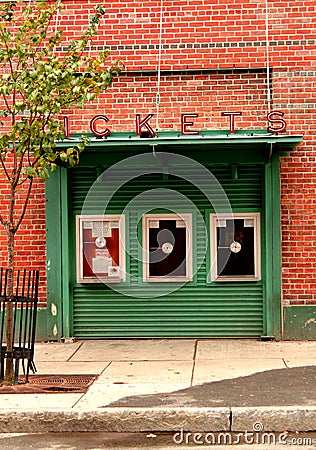 Ticket Window Royalty Free Stock Images - Image: 3501399