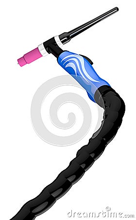 Tig Welding Handle On White Background. Stock Image | CartoonDealer.com ...
