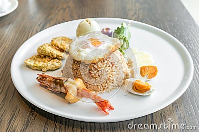 Tiger Prawn Fried Rice Royalty-Free Stock Image | CartoonDealer.com ...