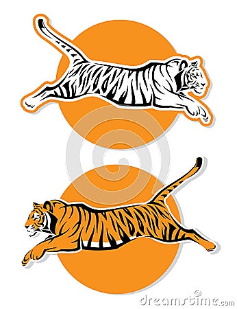 Tiger Signs Vector Illustration | CartoonDealer.com #29491642