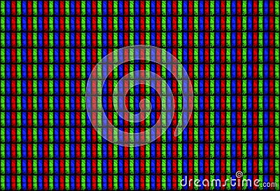 Tilable Texture Display LCD RGB - Macro Stock Photo - Image: 28875880