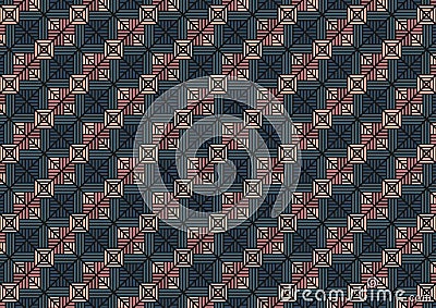 Tile Geometry Pattern Line Asian Culture Square Triangle Background ...