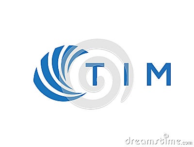 TIM Letter Logo Design On White Background. TIM Creative Circle Letter ...