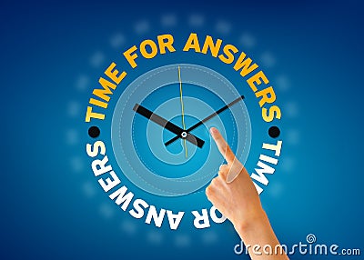 Time For Answers Stock Photography - Image: 24777862