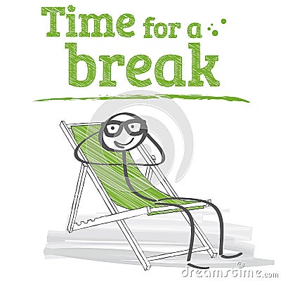 Time For A Break Stock Illustration - Image: 42275955
