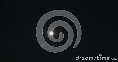 Time-lapse, Night Sky with Moon Light and Moving Clouds Stock Footage ...