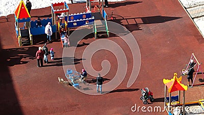 Time Lapse of Kids Playground Stock Footage - Video of parenthood ...