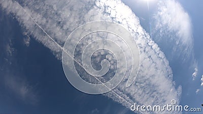 Time-lapse with the Movement of Clouds Across the Sky. in Frame You Can ...