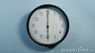 Time Lapse Wall Clock Complete Loop Stock Video - Video of clocks, arms ...