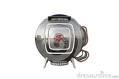 Time Machine Capsule Stock Illustration - Image: 66095636