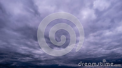 Timelapse of Dramatic Storm Clouds Moving in the Sky, Cloud Space Stock ...