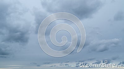 Storm Grey Gloomy Sky Clouds. Typhoon Sky, Tornado Cloud. Timelapse ...