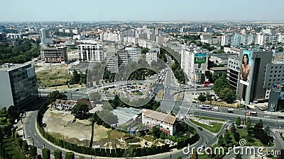 Timisoara City Center Aereal Footage Stock Footage - Video of square ...