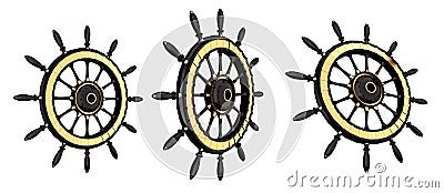 Timone Della Nave Immagine Stock - Immagine: 36956971