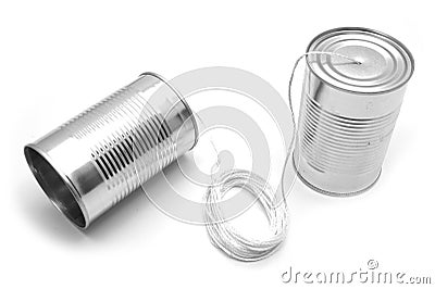 Tin Cans And String Royalty Free Stock Photo - Image: 527685
