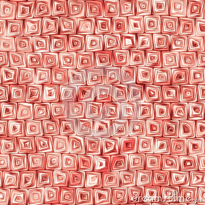 Tiny Bright Red Squiggly Swirly Spiral Squares Seamless Texture Pattern ...
