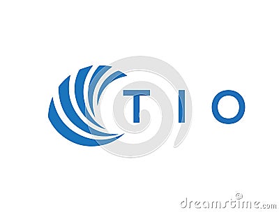TIO Letter Logo Design On White Background. TIO Creative Circle Letter ...