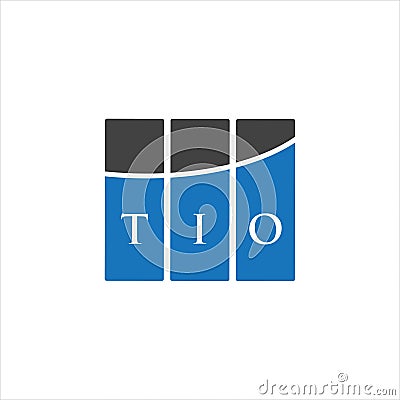 TIO Letter Logo Design On White Background. TIO Creative Initials ...
