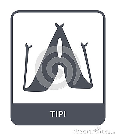 Tipi Icon In Trendy Design Style. Tipi Icon Isolated On White ...