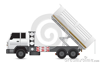 Tipper Truck Cartoon Vector | CartoonDealer.com #48341341