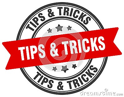 Tips And Tricks Stamp. Tips And Tricks Label On Transparent Background ...