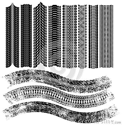 Tire Patterns Vector Illustration | CartoonDealer.com #22585784