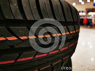 Tire Thread Patter. Car Tire Thread Pattern Background Royalty-Free ...