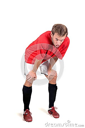 Tired Football Player Stock Image - Image: 37223311
