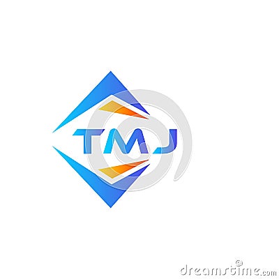 TMJ Abstract Technology Logo Design On White Background. TMJ Creative ...