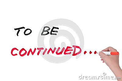 To Be Continued Stock Photo - Image: 41480240