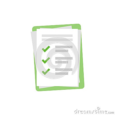 To-do Check List With Ticks And Points. Clipboard With Check Marks.flat ...