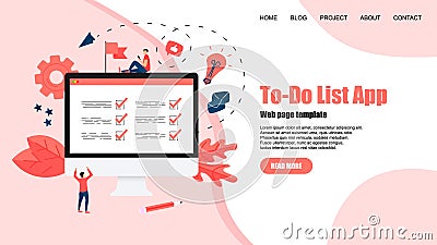 To-Do List Apps. Task Manager Concepts. Online Action Plan Concept. Business, Time Management ...
