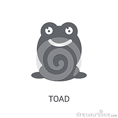 Toad Icon. Trendy Toad Logo Concept On White Background From Fairy Tale ...