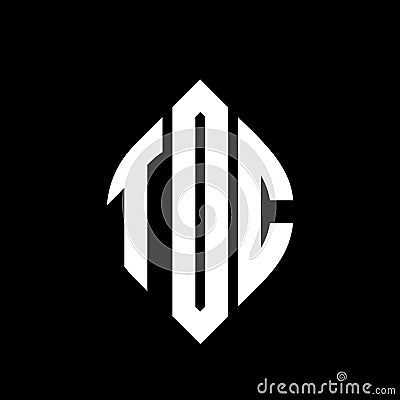 TOC Circle Letter Logo Design With Circle And Ellipse Shape. TOC ...