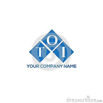 TOI Letter Logo Design On WHITE Background. TOI Creative Initials ...