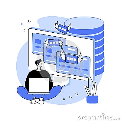 Tokenization Isolated Cartoon Vector Illustrations. | CartoonDealer.com ...
