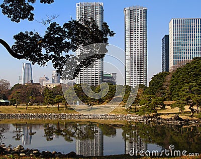 Tokyo Landscape, Japan Royalty Free Stock Photo - Image: 4022105