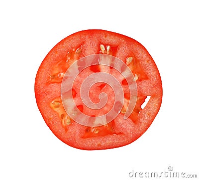Tomatenscheibe Stockfoto - Bild: 49442246