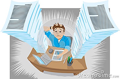 Too Much Work Royalty Free Stock Images - Image: 25621529