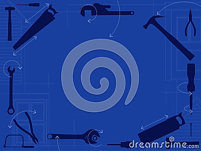 Tool Border Vector Illustration | CartoonDealer.com #13268794